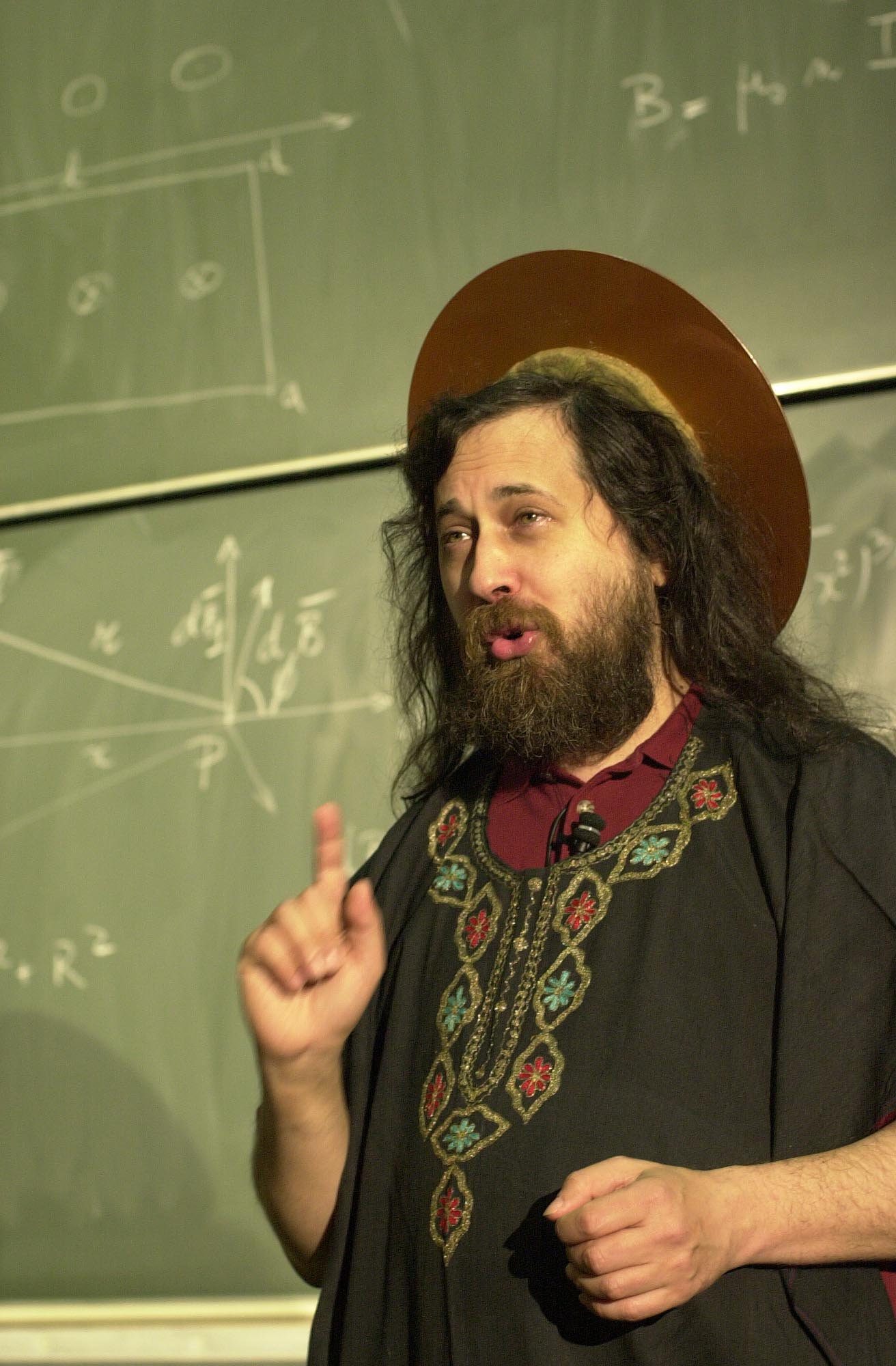 PsBattle: Richard Stallman as St. iGNUcius : r/photoshopbattles